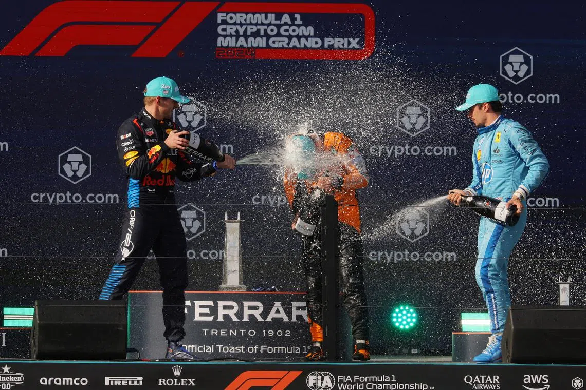 Miami GP sets F1 record for a live US television audience | The Straits ...