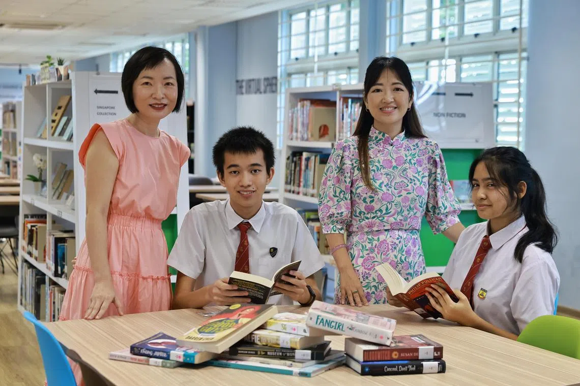 Getting students – even reluctant ones – to pick up books at Bedok ...