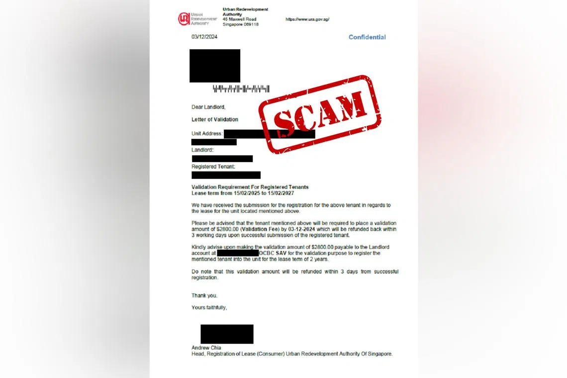 Home owners receive letter from scammers impersonating URA officer ...