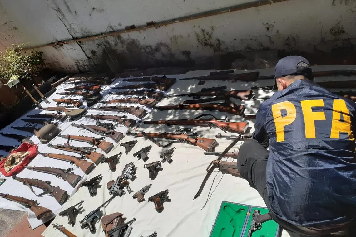 Argentina seizes large arsenal of Nazi weapons, Hitler-era memorabilia ...