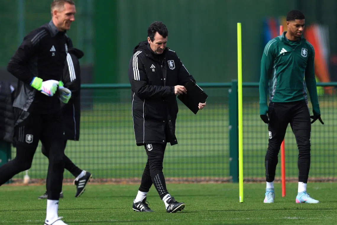 Villa's Emery relishing PSG clash but wants consistent European success ...