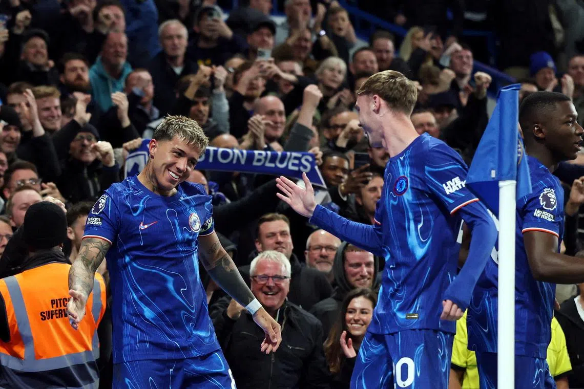 Enzo Fernandez fires Chelsea into fourth, as pressure mounts on Spurs ...