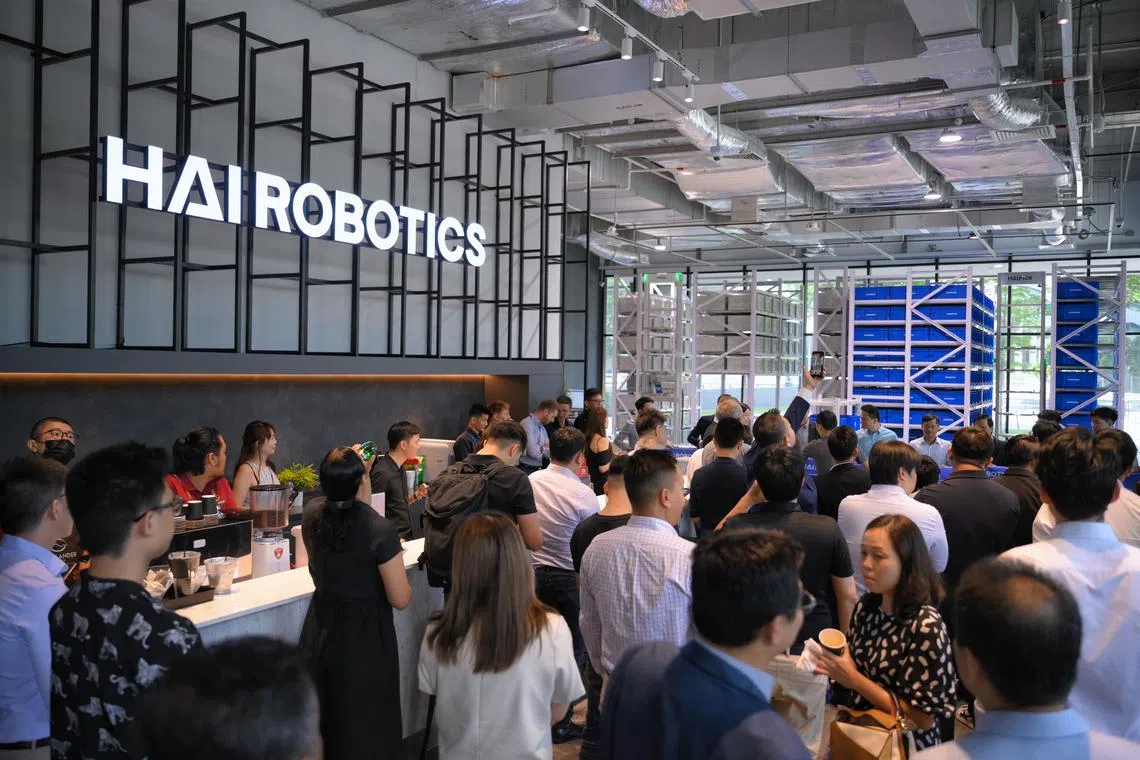 Hai Robotics opens new headquarters in S’pore, will expand hiring | The Straits Times