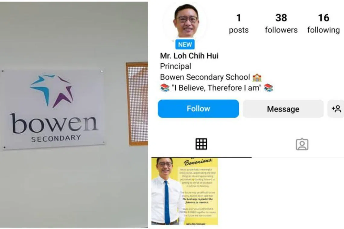 Bowen Secondary files police report over fake Instagram account ...