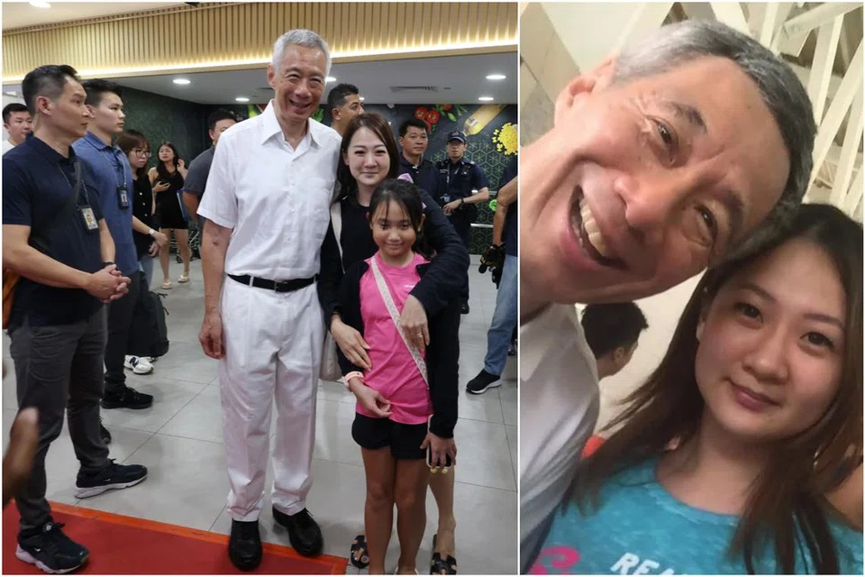 GE2025: History repeats itself as woman gets to take photo with SM Lee for 2nd time in a decade ...