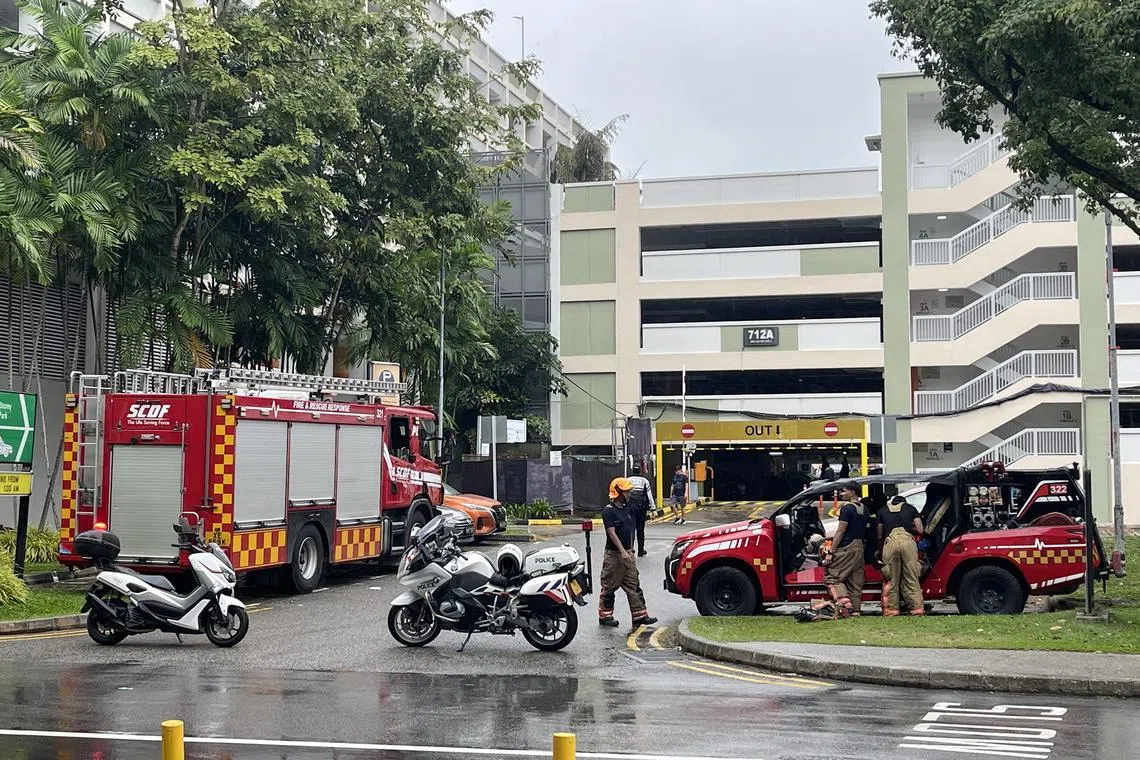 ‘There was nothing I could do’: Several cars damaged after fire at Ang ...