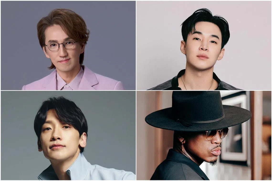 Singers Terry Lin, Henry Lau and Ne-Yo join Rain in line-up for Singland Festival in Singapore ...