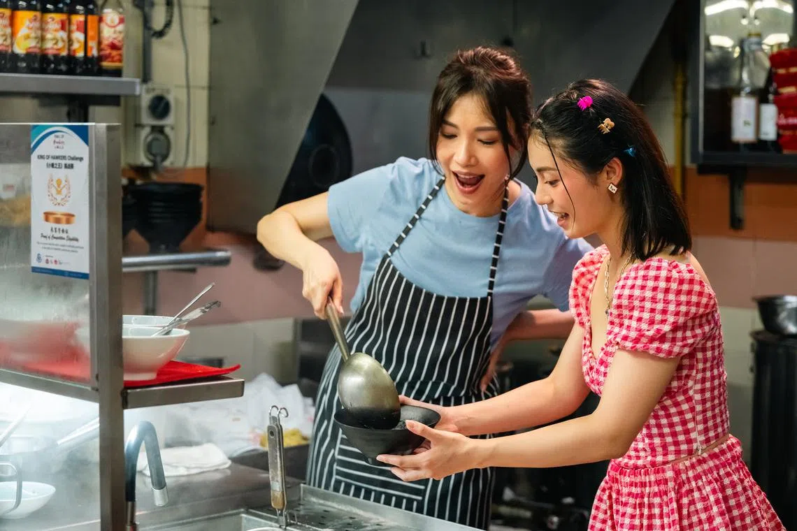 Actress Dawn Yeoh, 37, plays mother to Gini Chang, 29, in local movie ...