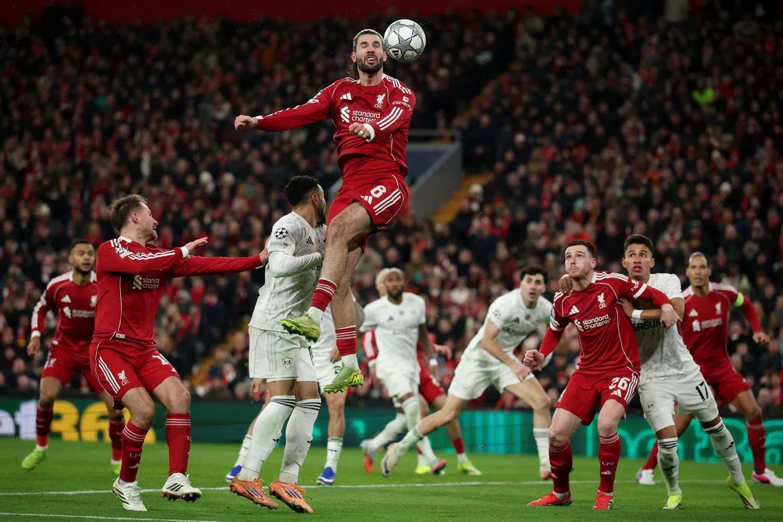 Liverpool thrash Qarabag 6-0 to cruise through | The Straits Times