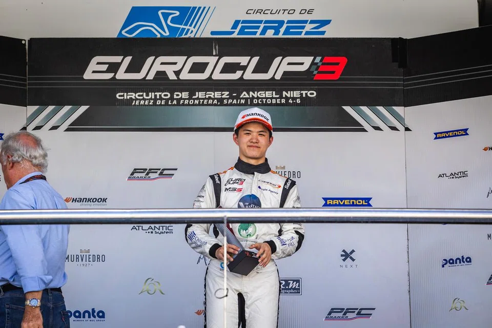 Singapore race driver Christian Ho, 17, crowned Eurocup-3 rookies ...