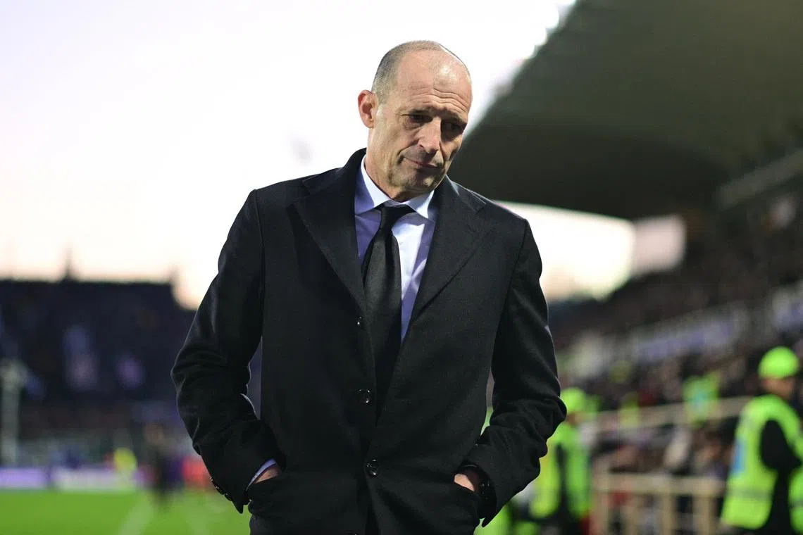 AC Milan coach Allegri carries torch as others complain | The Straits Times