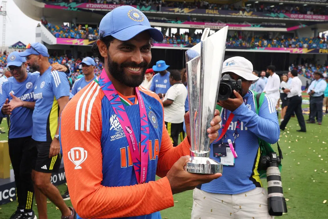India's Jadeja quits T20 internationals after World Cup win | The ...