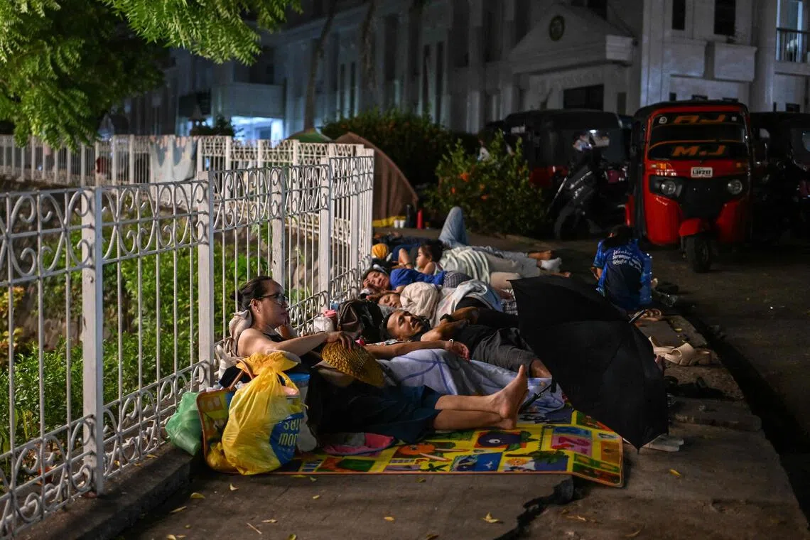 Philippines begins clean-up after powerful twin quakes | The Straits Times