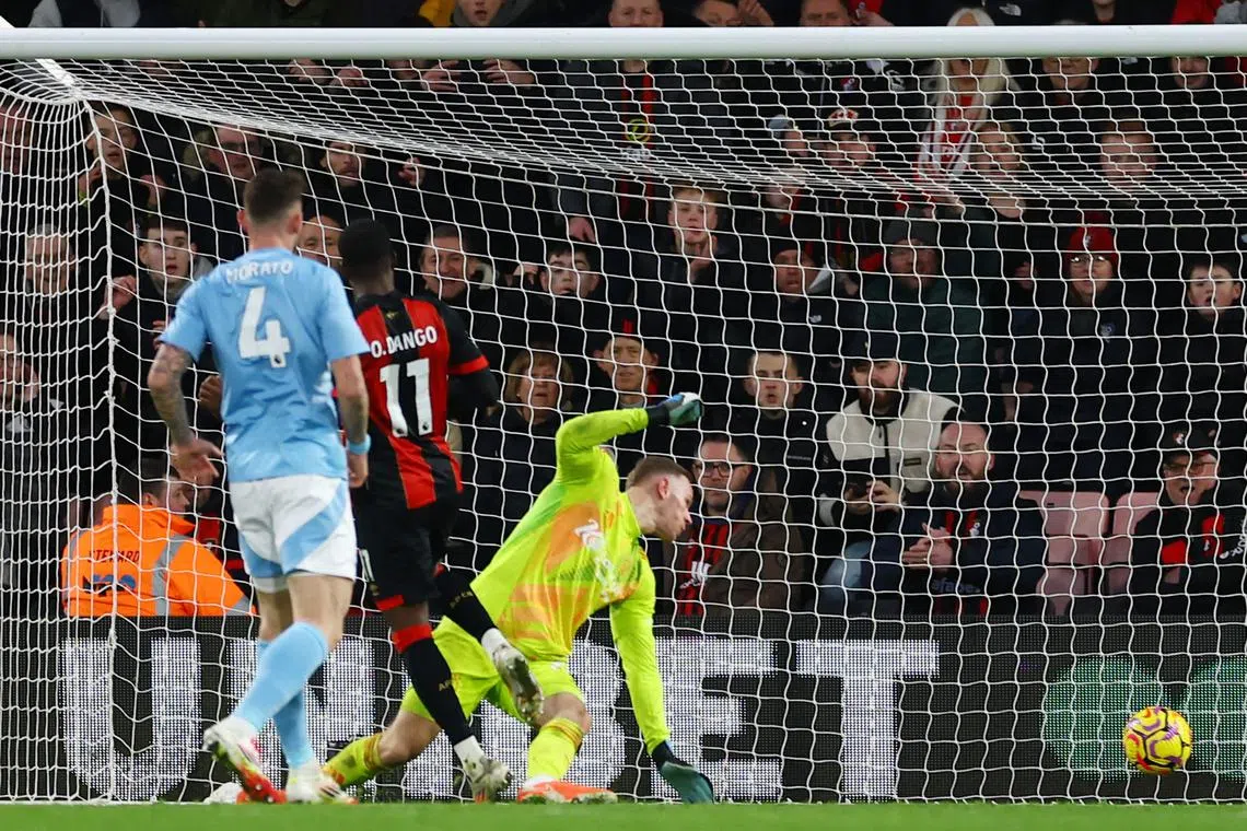 Ouattara hat-trick as Bournemouth crush Forest 5-0 | The Straits Times