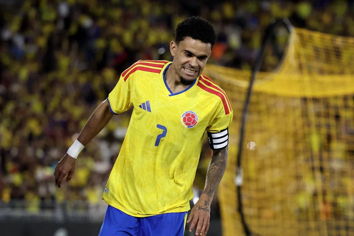 Diaz fuels Colombia's hopes on World Cup return | The Straits Times