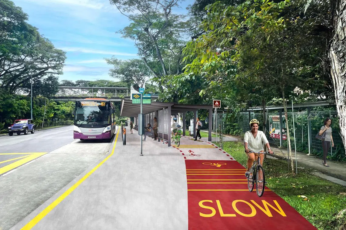 LTA to build another 60km of cycling paths in Bukit Merah, Bukit Timah ...