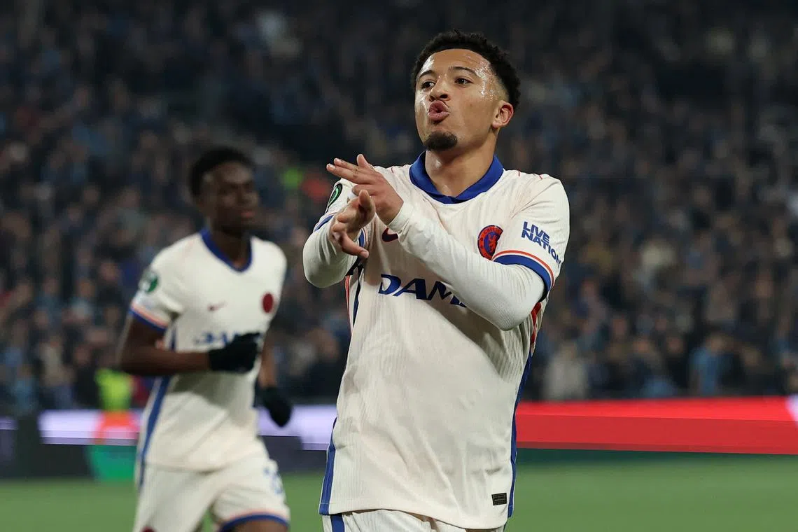 Chelsea hammer Djurgarden 4-1 in Conference League semi-final first leg ...