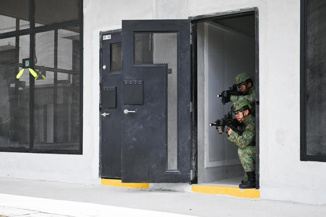 Safti City high-tech urban training facility launched | The Straits Times