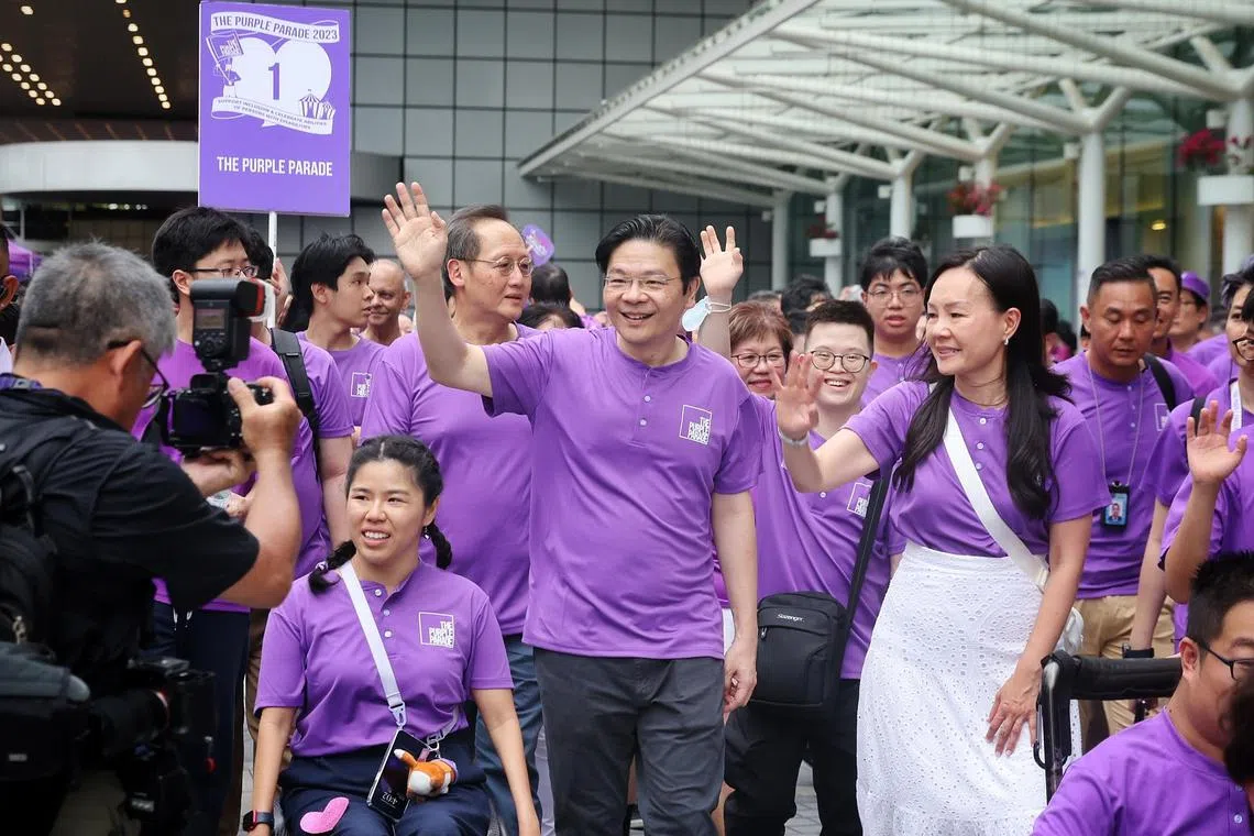 Over 13,000 people turn up at annual Purple Parade to show support for ...