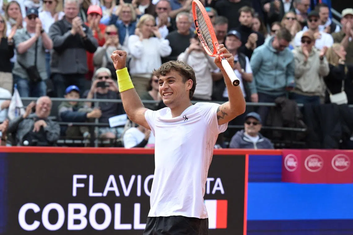 Flavi Cobolli cruises past Andrey Rublev to claim Hamburg Open | The Straits Times