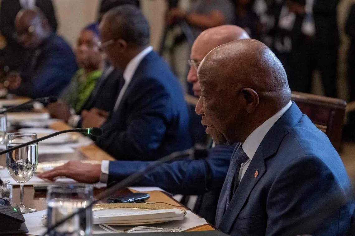 Trump asks Liberia president where he learned English, his country’s ...