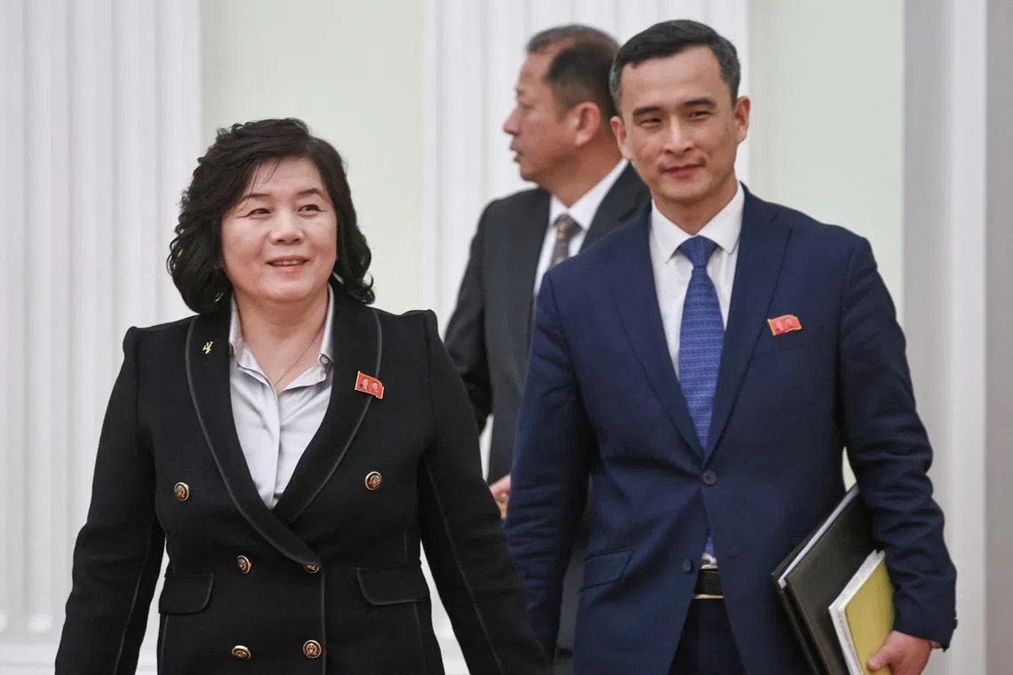Putin hosts North Korean foreign minister on Russia's 'unity day' | The ...