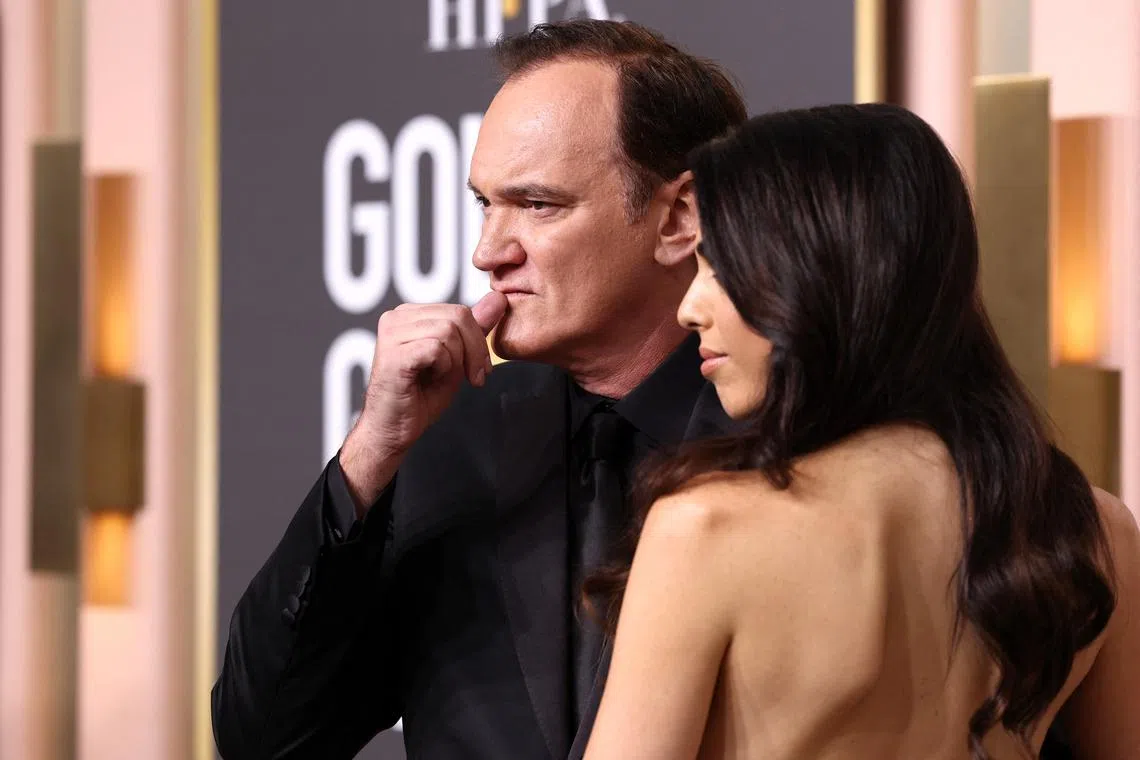 US director Quentin Tarantino says script finished on his final film | The Straits Times
