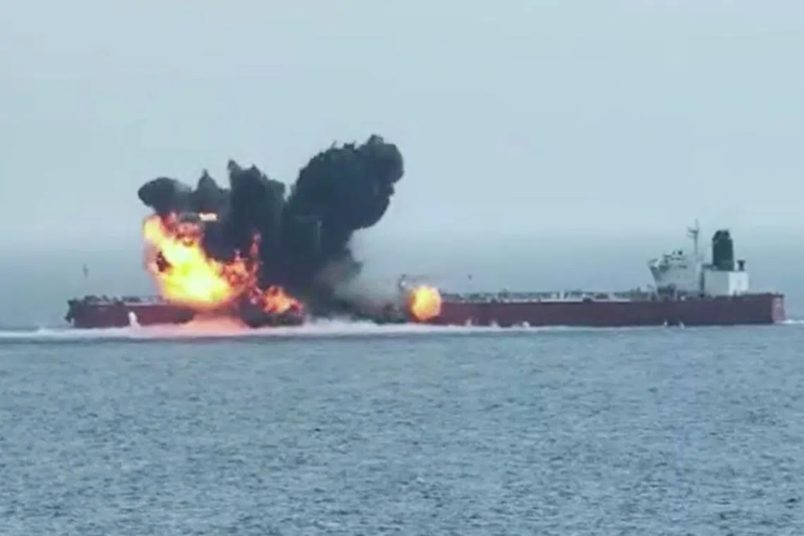 Tanker assesses possible Red Sea oil spill after Houthi attack ...