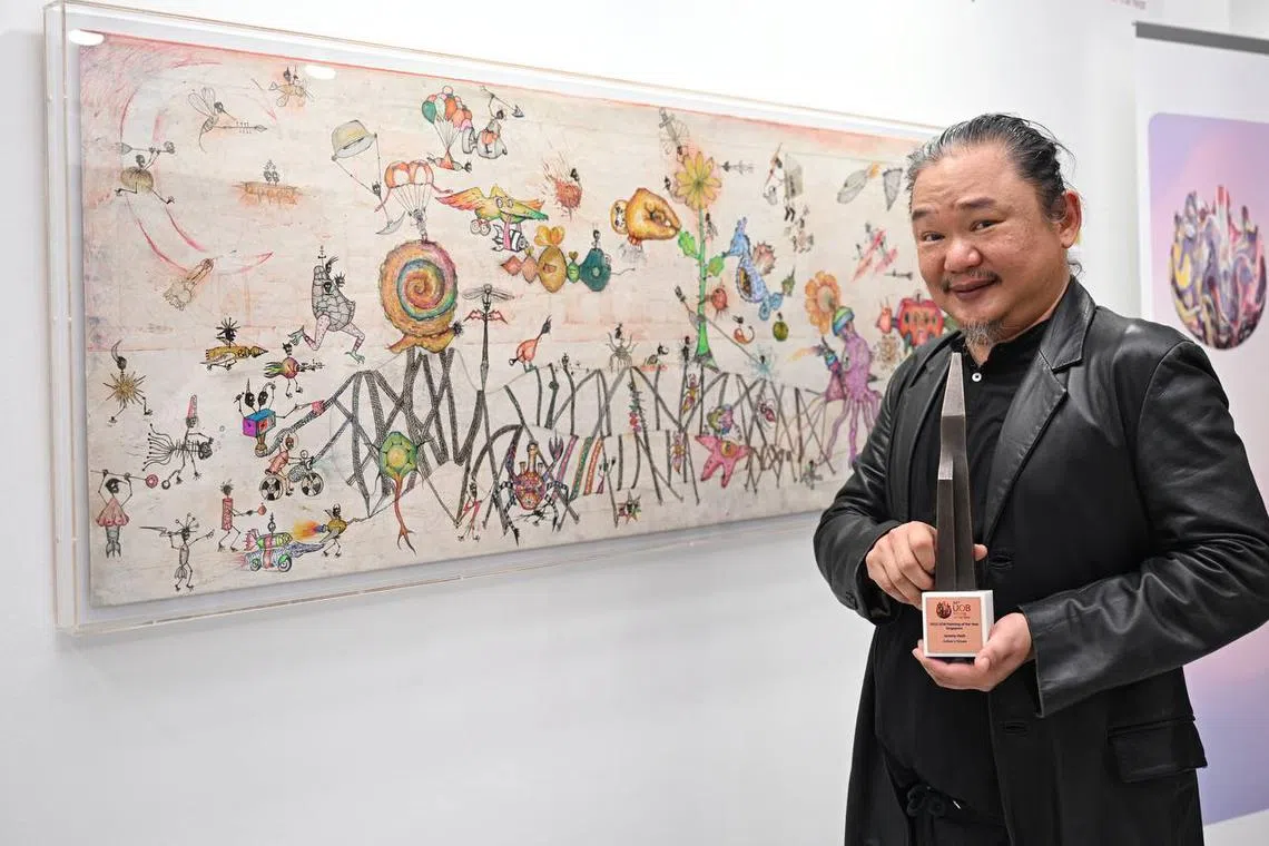 Thai artist Pratchaya Charernsook wins UOB Painting of the Year award ...