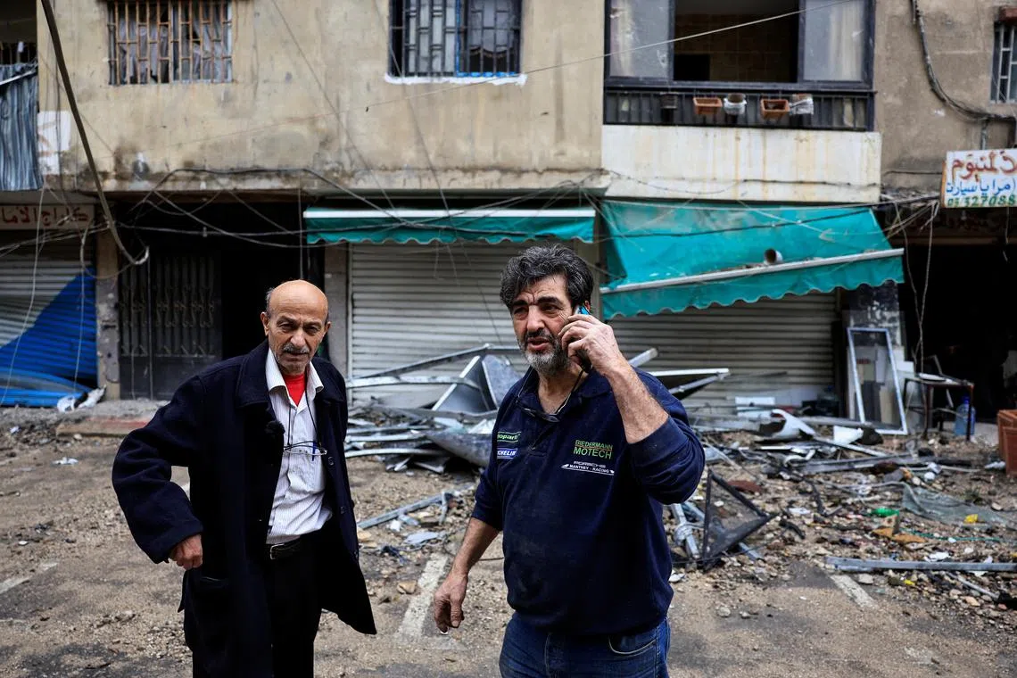 Amid mass destruction, displaced Lebanese rush home after ceasefire ...