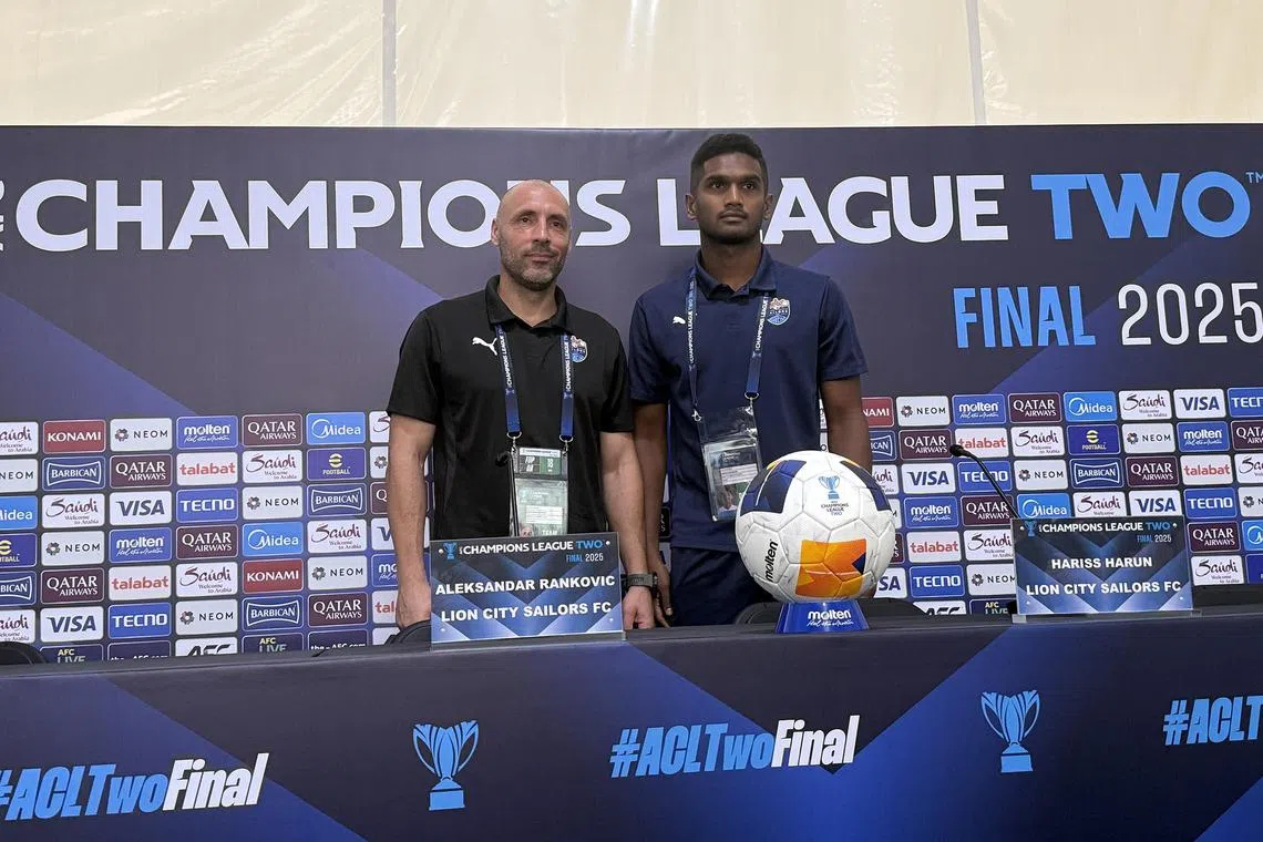 ACL2 trophy is ‘something beautiful to fight for’, says Lion City Sailors’ Hariss Harun | The ...