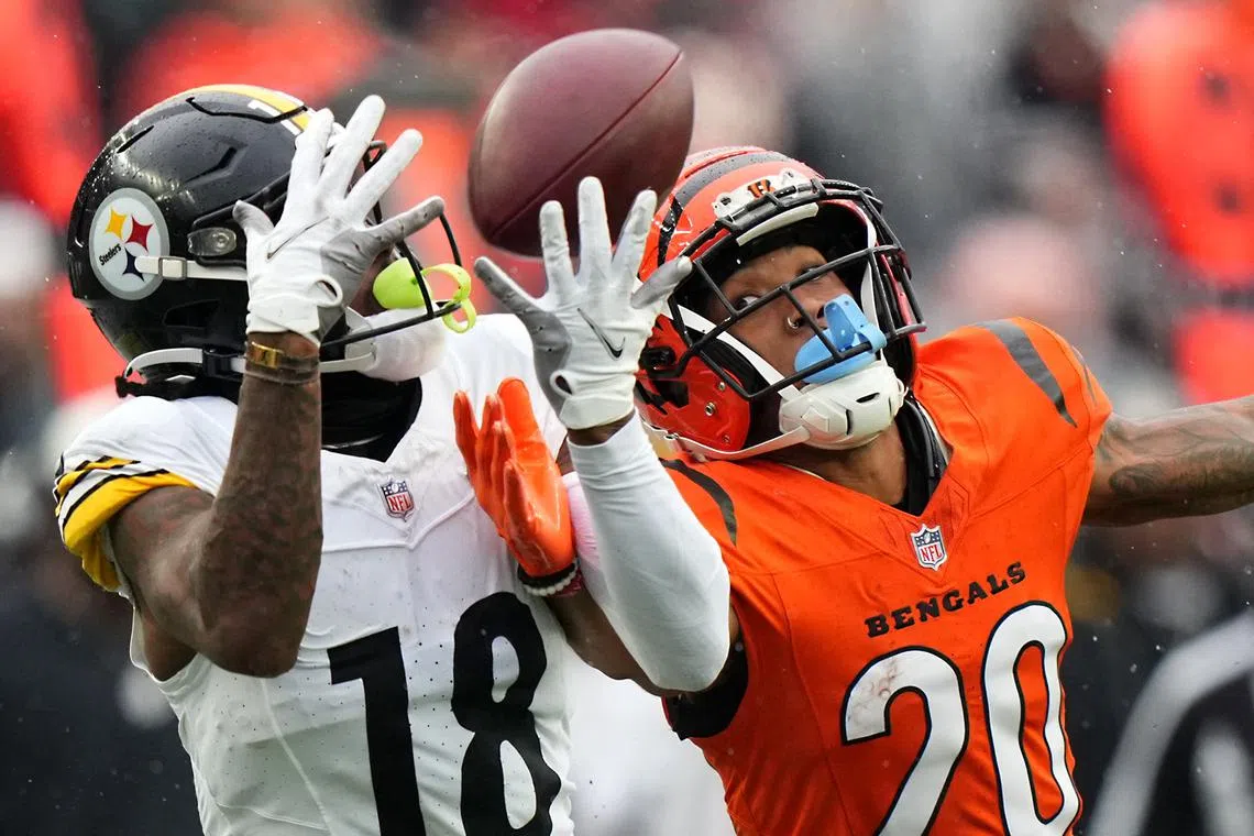 Report: Bengals CB DJ Turner II has fractured clavicle | The Straits Times