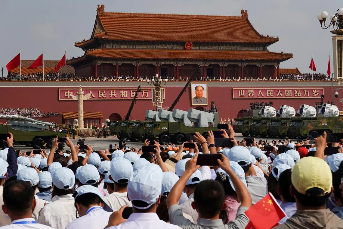 Pomp, pageantry and prowess at Beijing’s military parade | The Straits ...