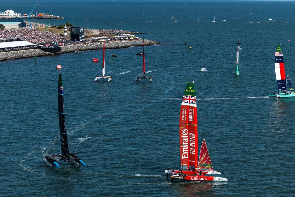 Kiwis sink British dreams as Burling wins SailGP showdown | The Straits ...