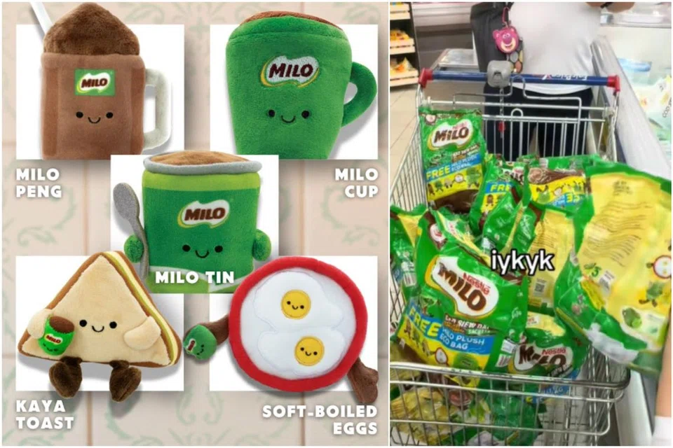 Kaya toast, Milo peng: Plushie fans look left, look right for free limited-edition Milo ...