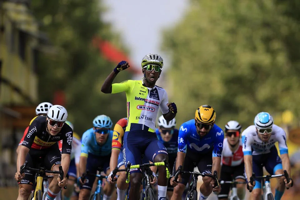 Eritrean Biniam Girmay wins Tour de France stage as Richard Carapaz takes race lead | The ...