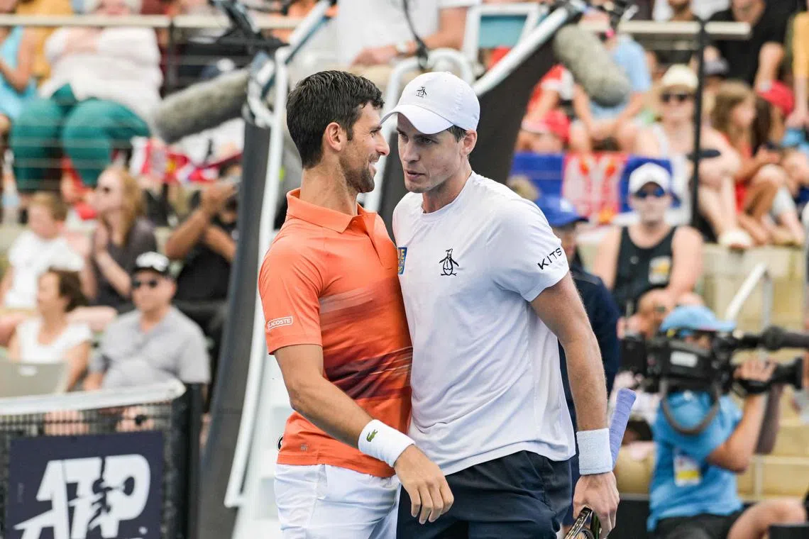 Tennis: Auger-Aliassime, Rune stunned in Adelaide as Djokovic enjoys ...