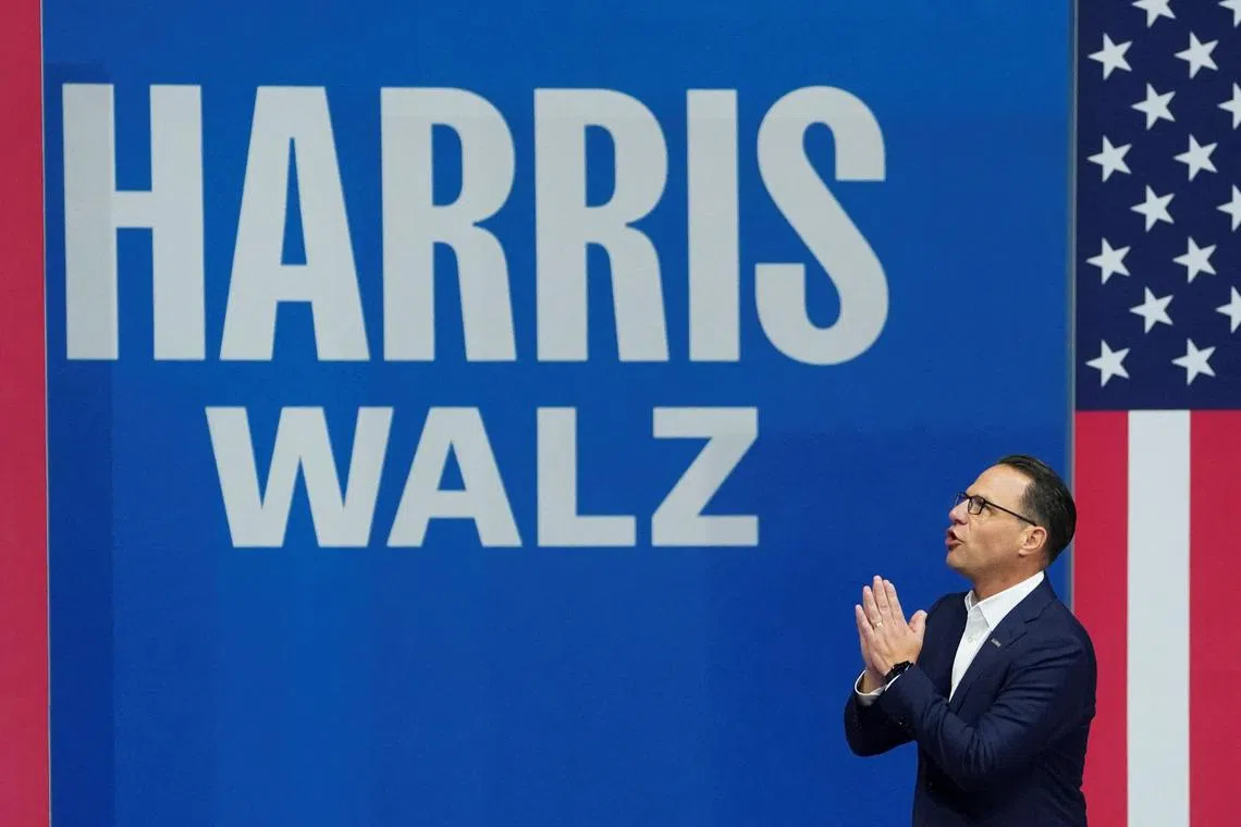 Harris passed over Pennsylvania star Josh Shapiro as a running mate ...