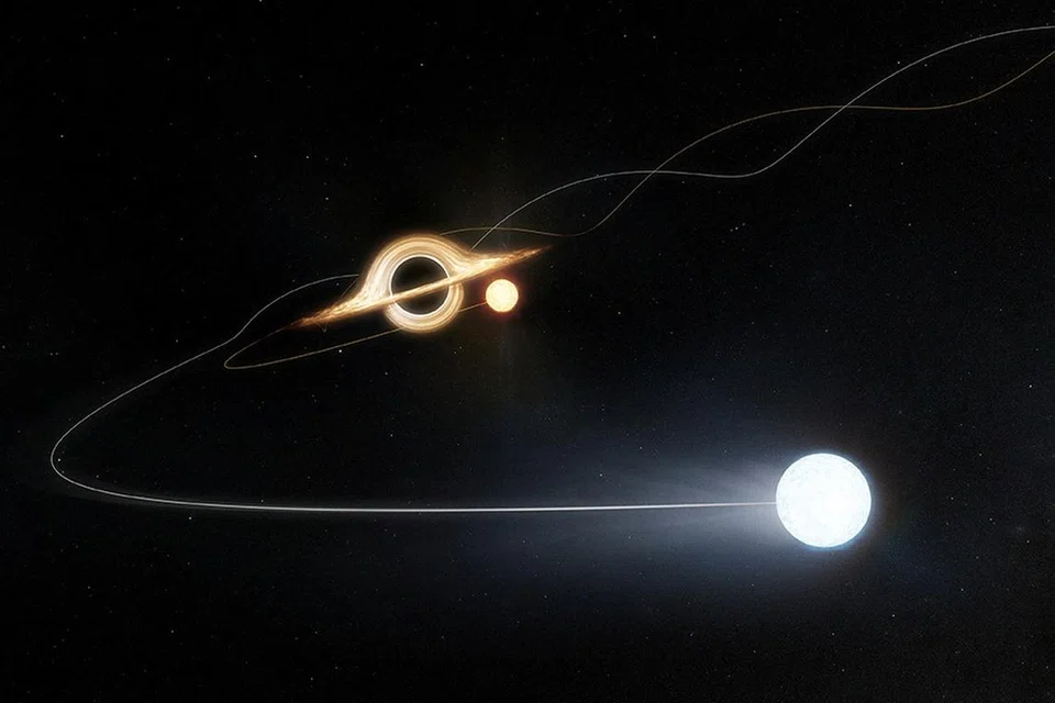 Fast-moving stars reveal supermassive black hole inside nearby galaxy ...