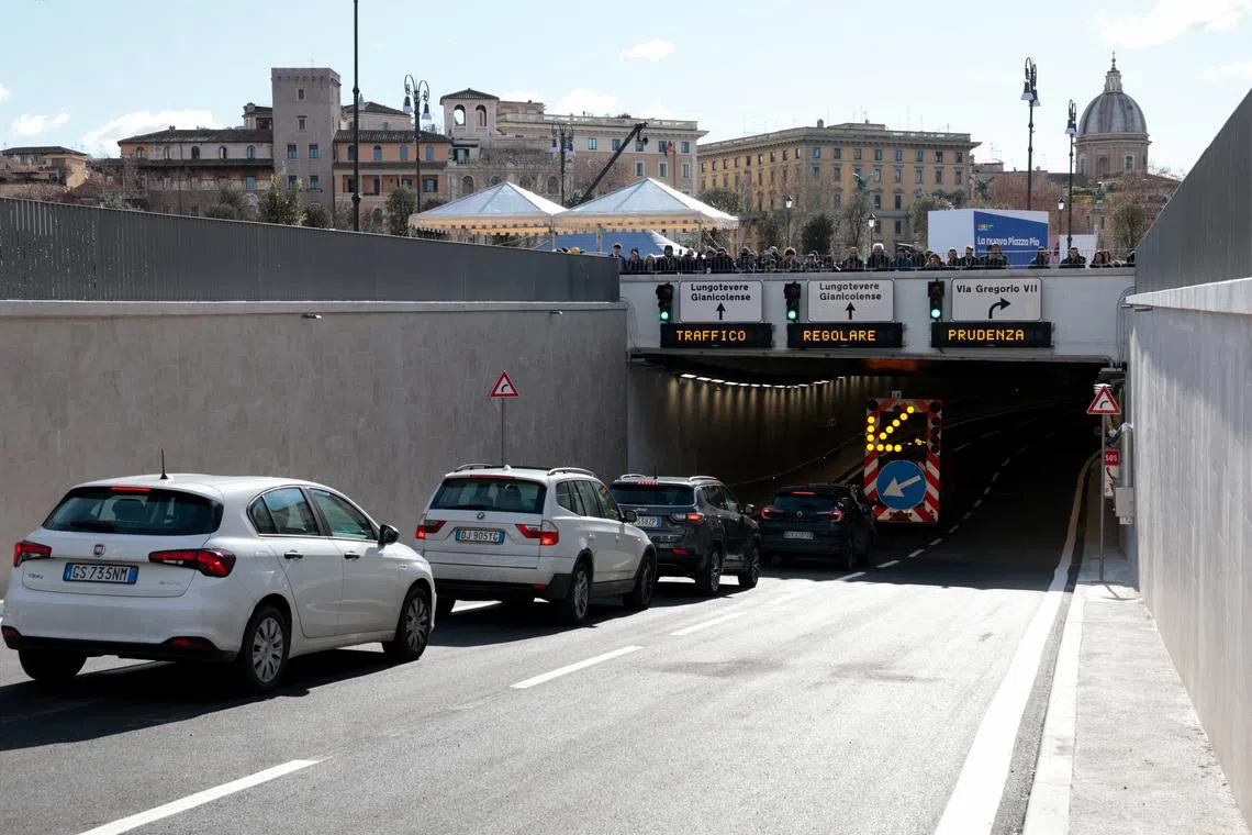 Rome completes marquee project in contentious city overhaul for ...