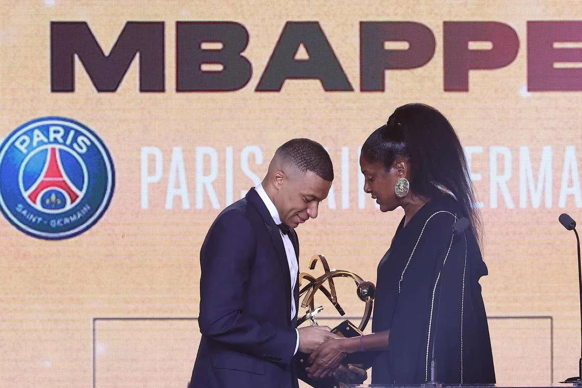 Kylian Mbappe wins award for France’s Player of the Year | The Straits ...