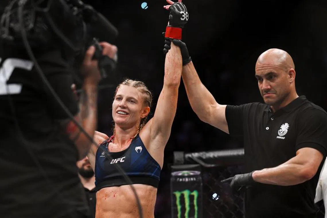 Mixed Martial Arts-Gane KO's Spivak, Fiorot stakes title claim at UFC ...
