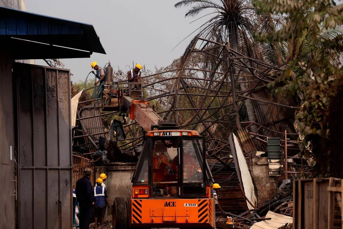 India arrests owner, manager after warehouse blaze kills 25 | The ...