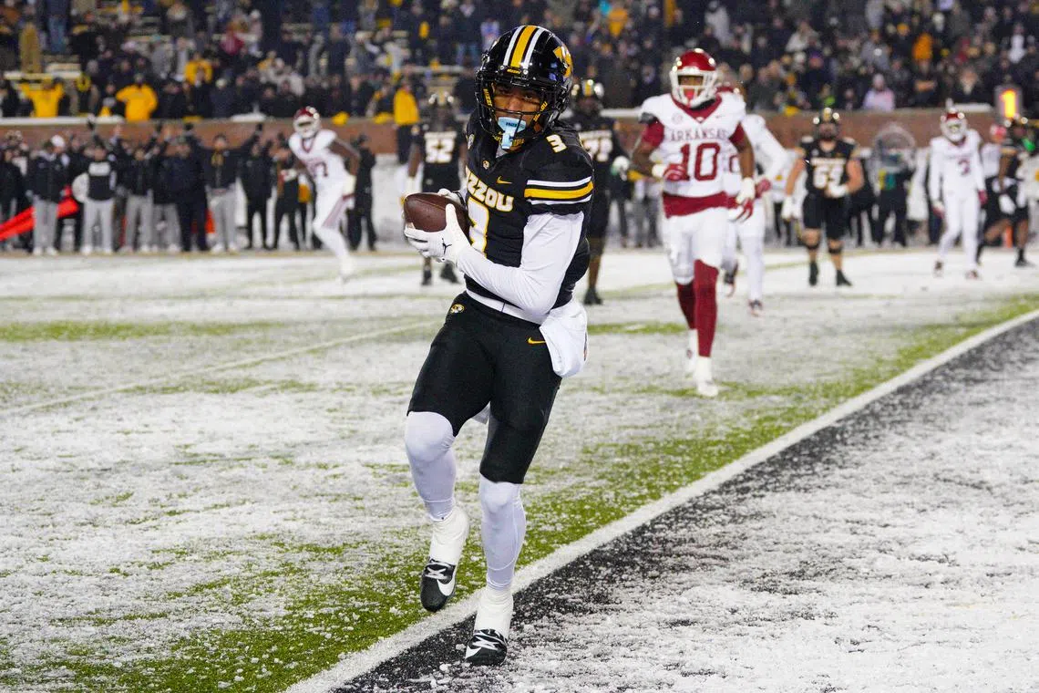 Missouri star WR Luther Burden III to enter NFL draft | The Straits Times