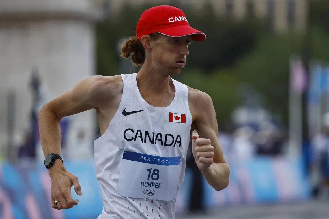 Canada's Dunfee breaks 35km race walk world record | The Straits Times