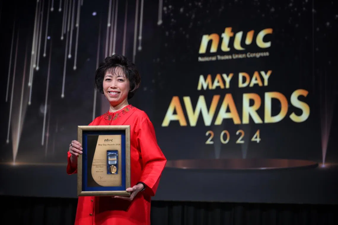 NTUC ex-president leads list of May Day awardees | The Straits Times