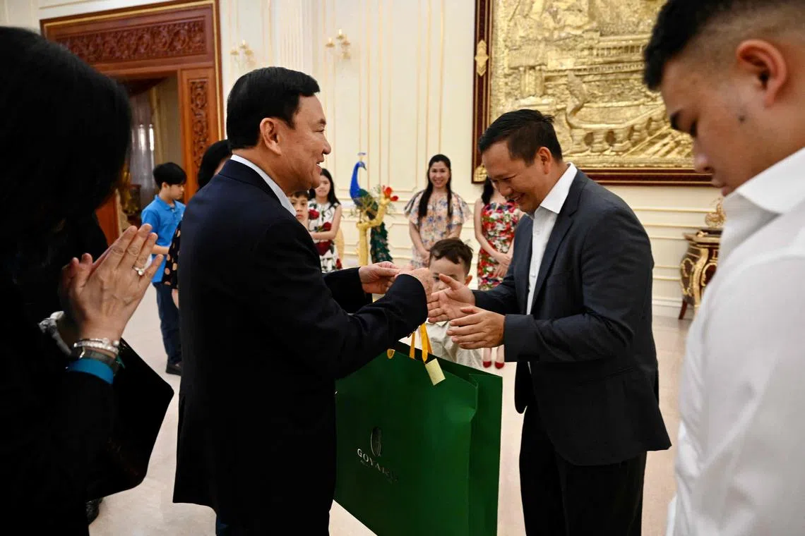Former Thai PM Thaksin seen in Cambodia after delaying return from ...