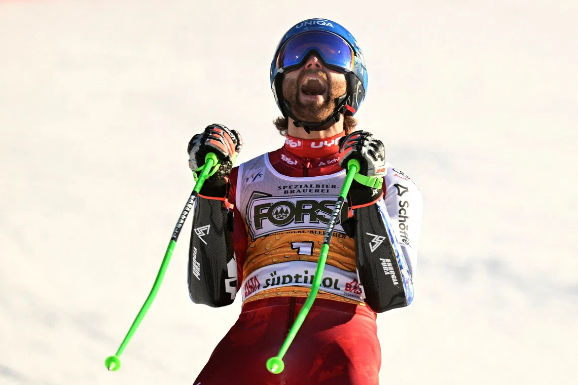 Alpine skiing-Austria's Schwarz wins maiden World Cup Super-G in ...