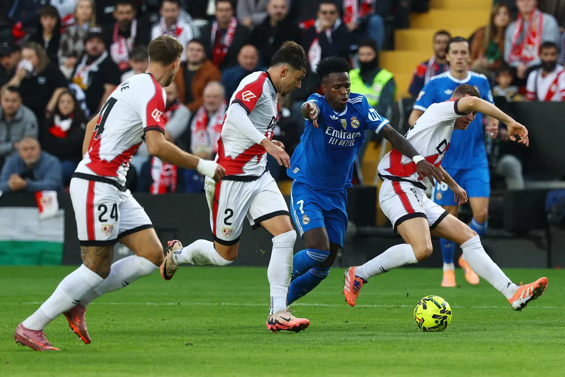 Spirited Rayo Vallecano hold Real Madrid to 0-0 draw | The Straits Times