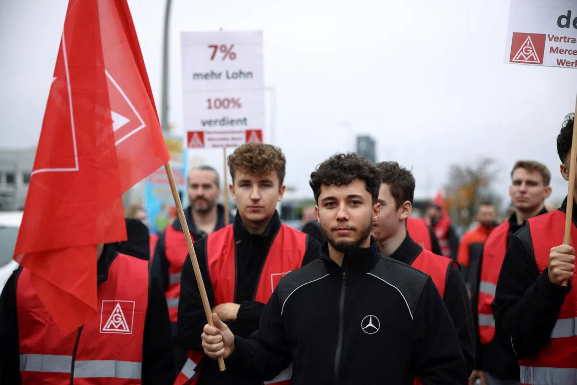 Workers launch strikes as Germany frets over industrial future | The ...